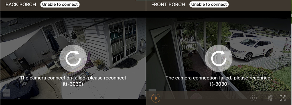 Kami Wire Free Outdoor Cameras Losing connection - Community Support ...